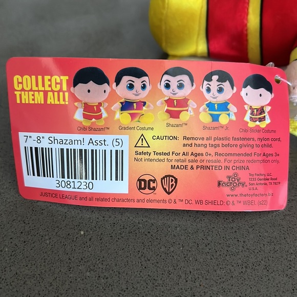 DC Comics | Toys | Dc Comics Chibi Shazam Captain Marvel Plush Doll ...